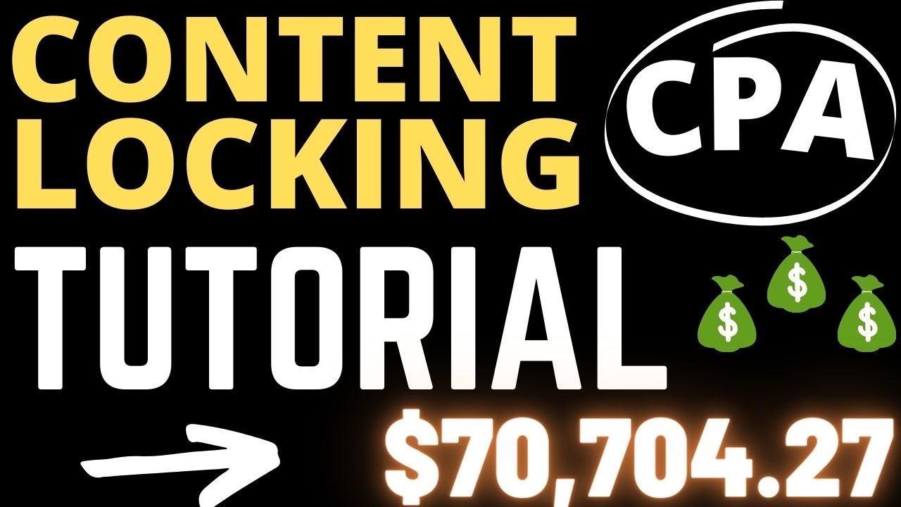 Content Locking - CPA Content Locking Tutorial 2021 - YouTube
