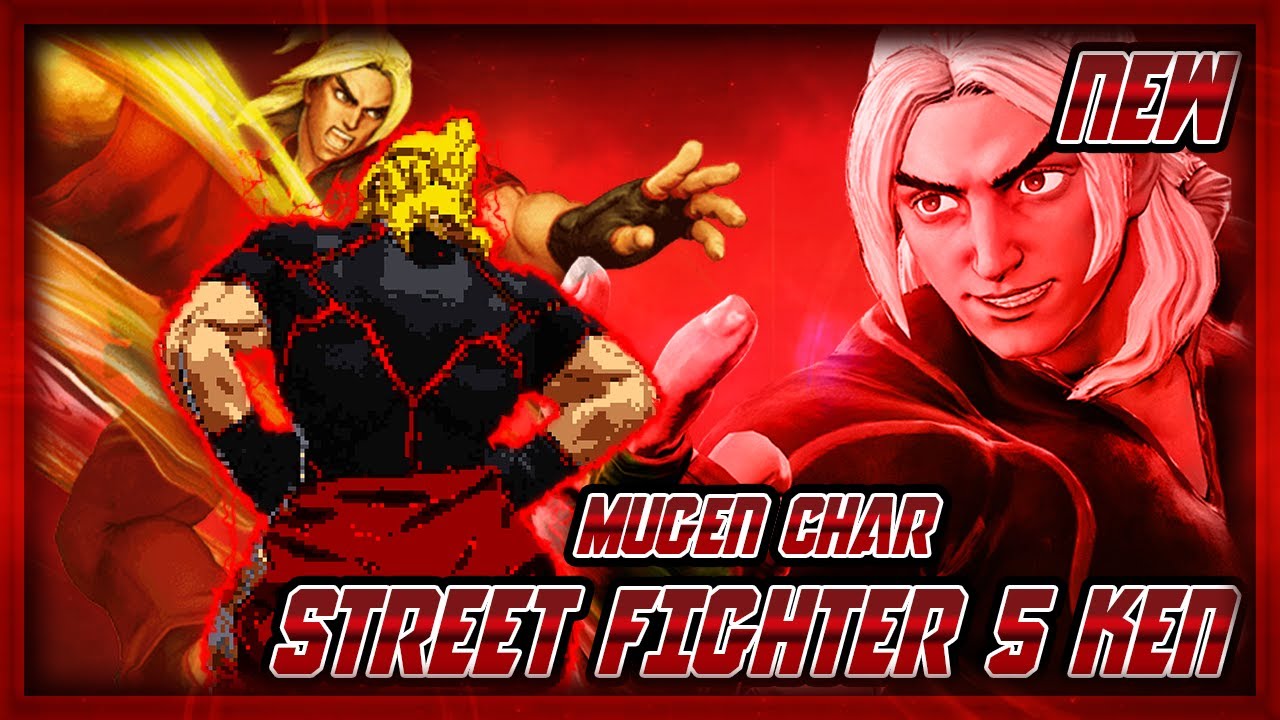 [NEW] STREET FIGHTER V KEN MASTERS MUGEN CHAR - YouTube