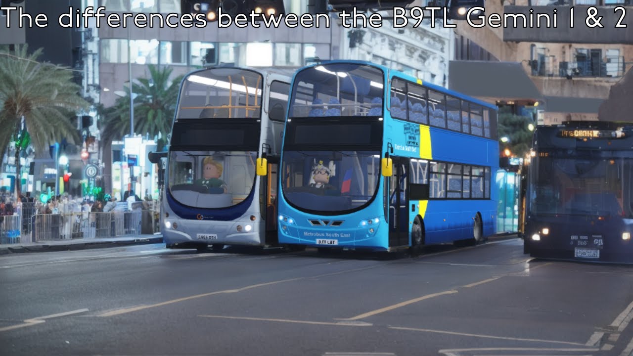 The differences between the B9TL Gemini 1 & 2 | Croydon Roblox - YouTube