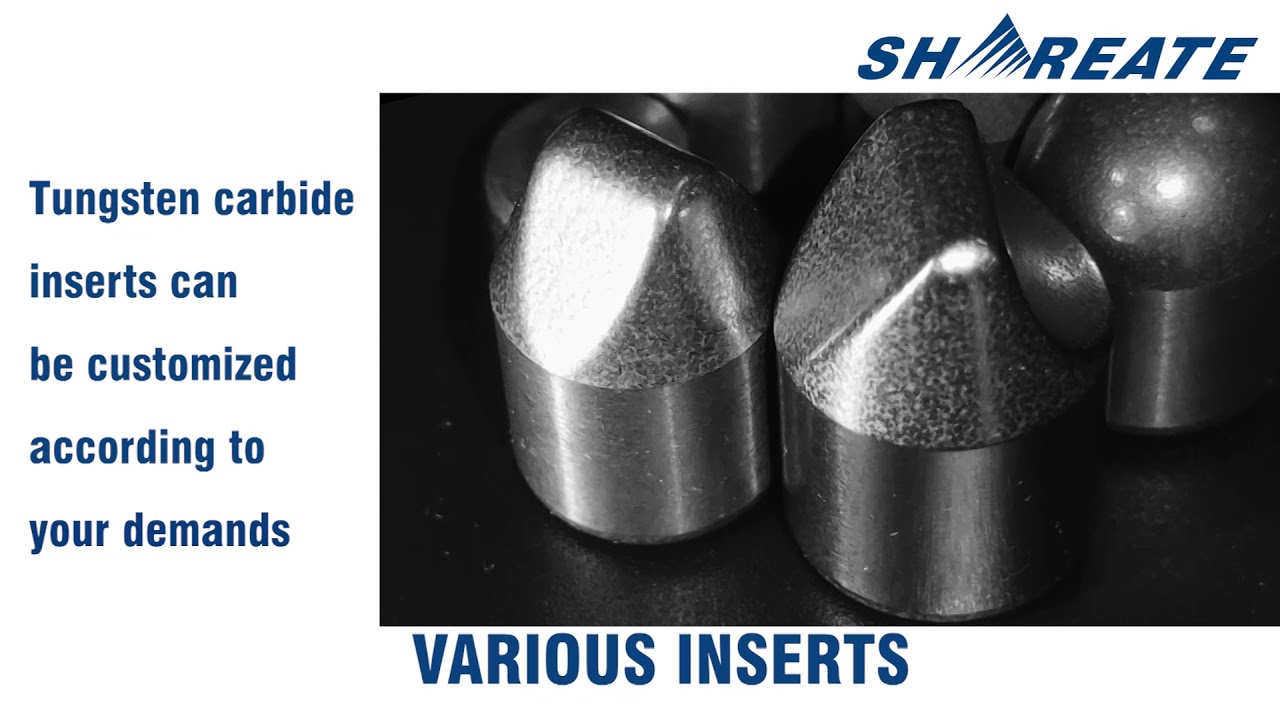 Tungsten Carbide inserts by Shareate - YouTube