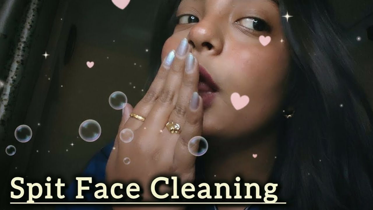 ASMR • Spit Cleaning Your Face 💝 | For Ultimate Relaxation | Tingly ...