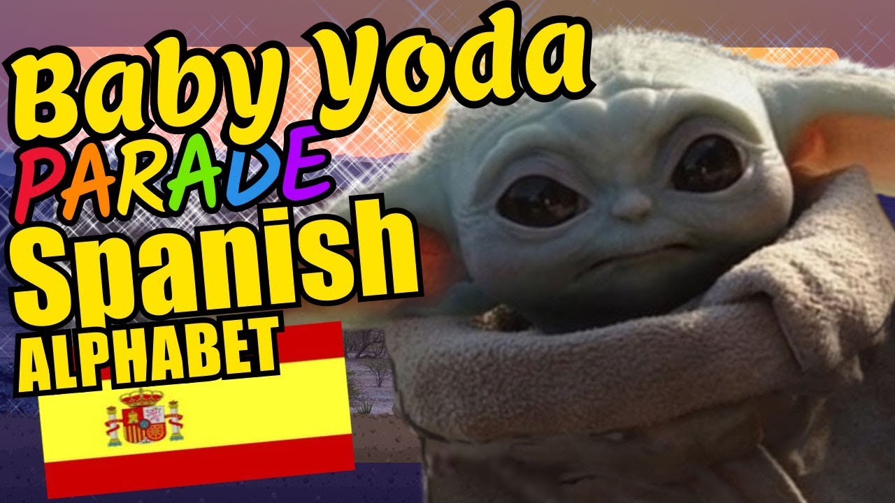 Baby Yoda Teaching the Spanish Alphabet Letters Educational Language ...