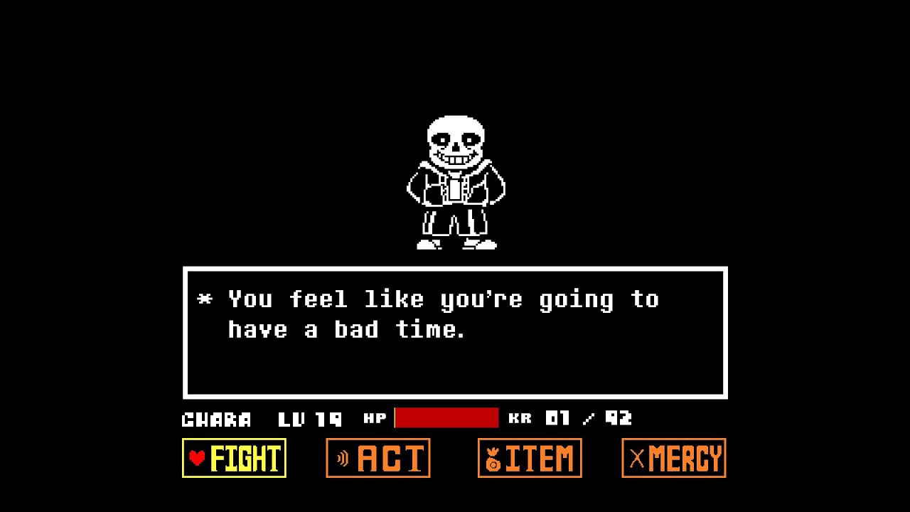 Sans Beaten | Bad Time Simulator - YouTube