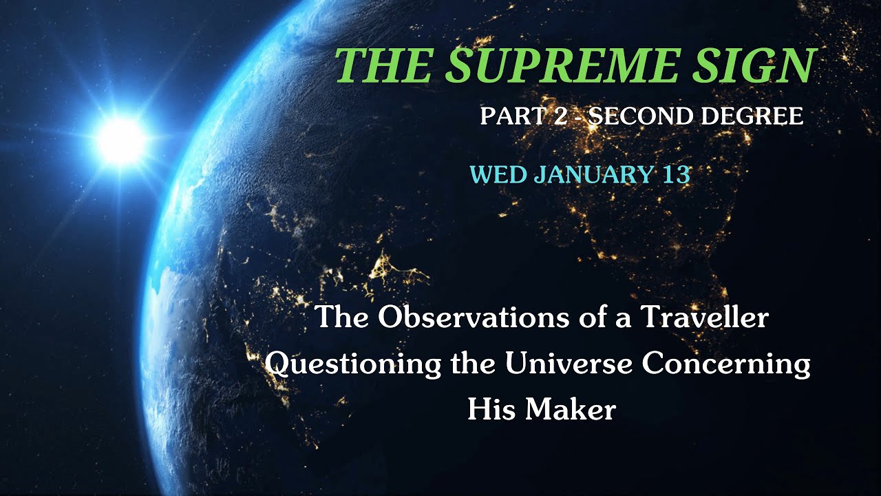 The Supreme Sign Part 2 Second degree - YouTube