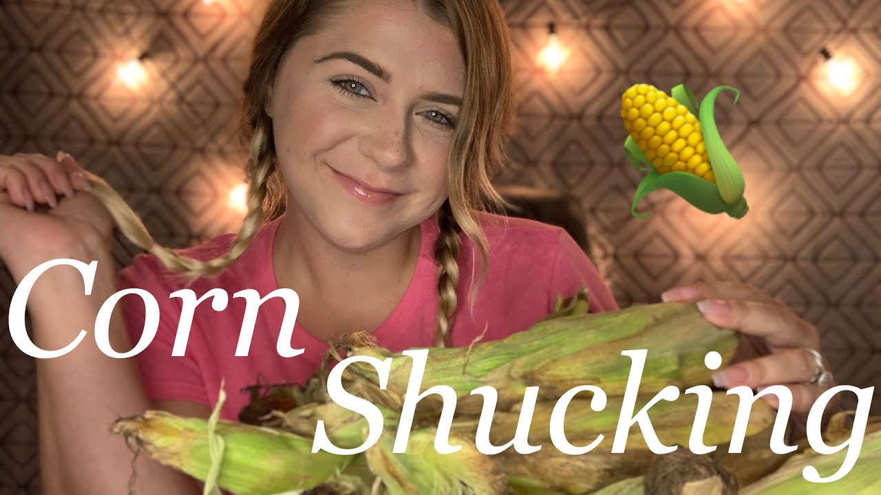 Corn Shucking ASMR 🌽 - YouTube