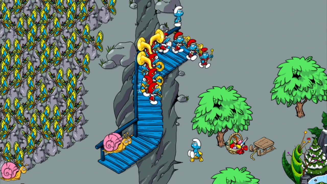 The Smurfs' are Marching in Smurfs' Village - YouTube