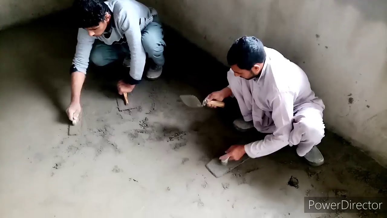 Amezing technique simple cement farsh - YouTube