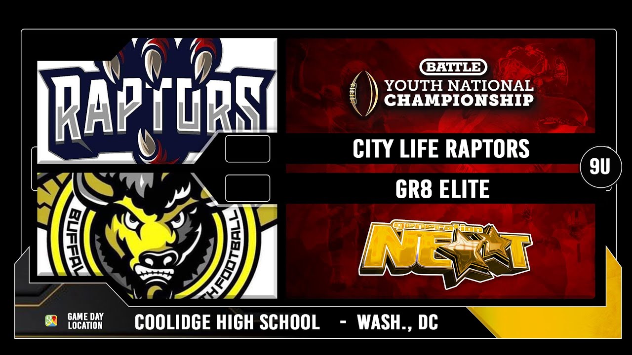 9U CITY LIFE RAPTORS VS 9U GR8 ELITE - YouTube