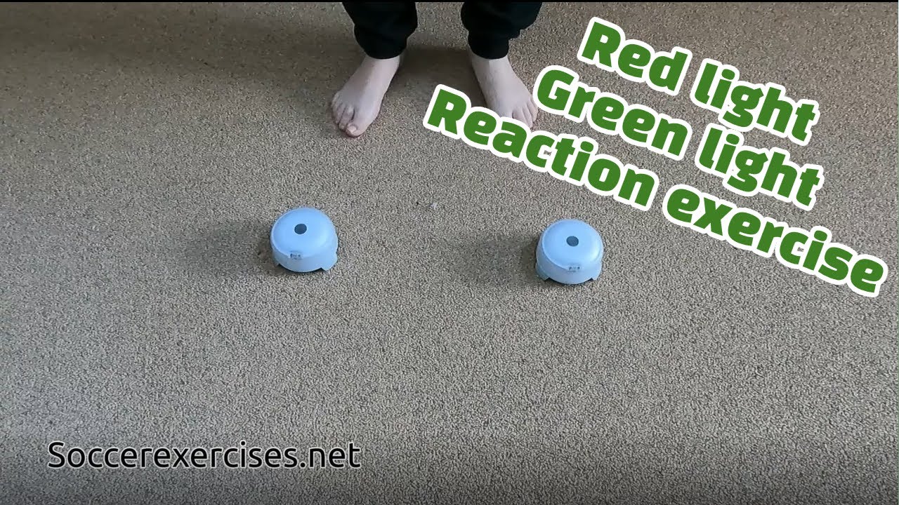 Red light Green light reaction exercise by soccerexercises #Shorts ...