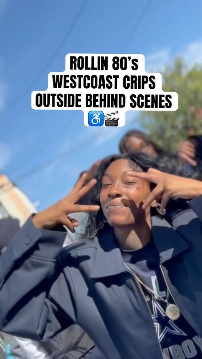 ROLLIN 80’s WEST COAST CRIPS OUTSIDE BEHIND SCENES #trending #shorts #bts #fyp #viralshorts # ...