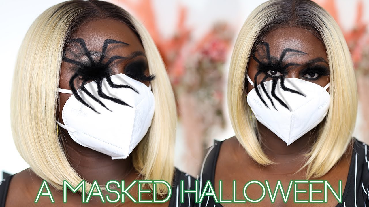 FUN! Last Minute Halloween Look for FACE MASKS | FACE MASK HALLOWEEN ...