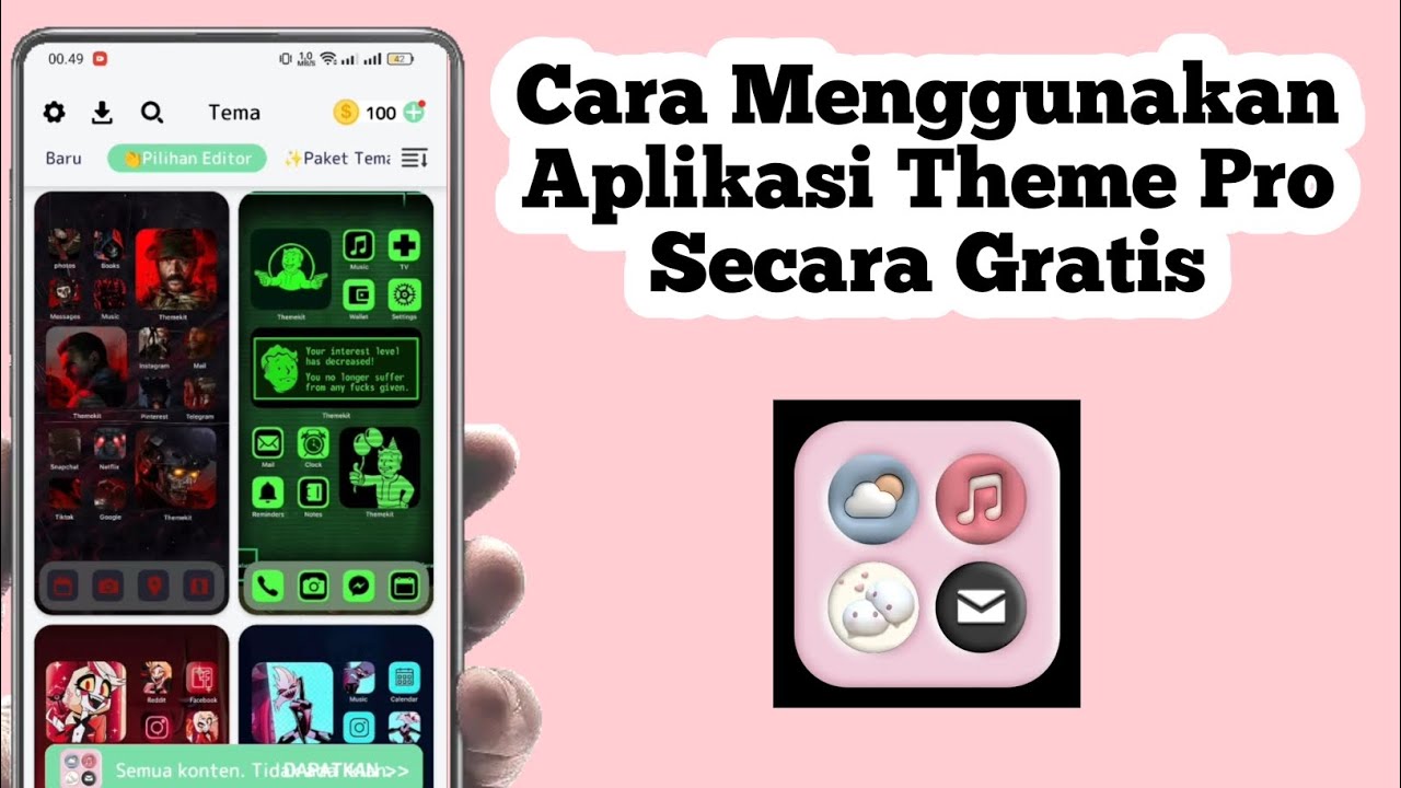 Cara Menggunakan Aplikasi Theme Pro | Cara Pakai Aplikasi Theme Pro ...