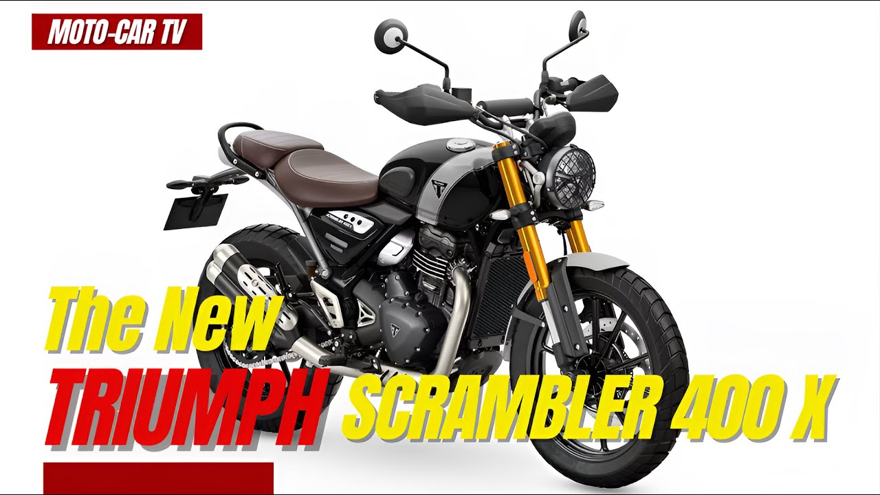 Triumph SCRAMBLER 400 X | MOTO-CAR TV - YouTube