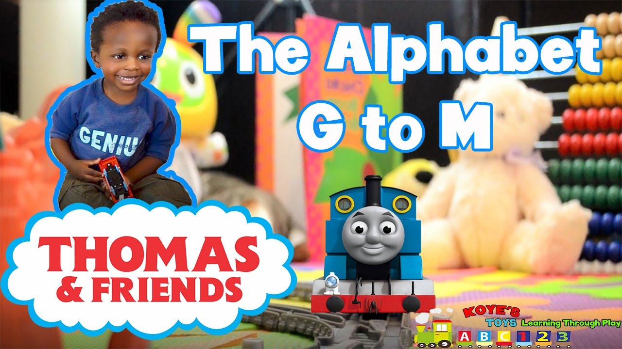 Thomas the Train and Toy Friends find the Alphabet - Letters G through ...