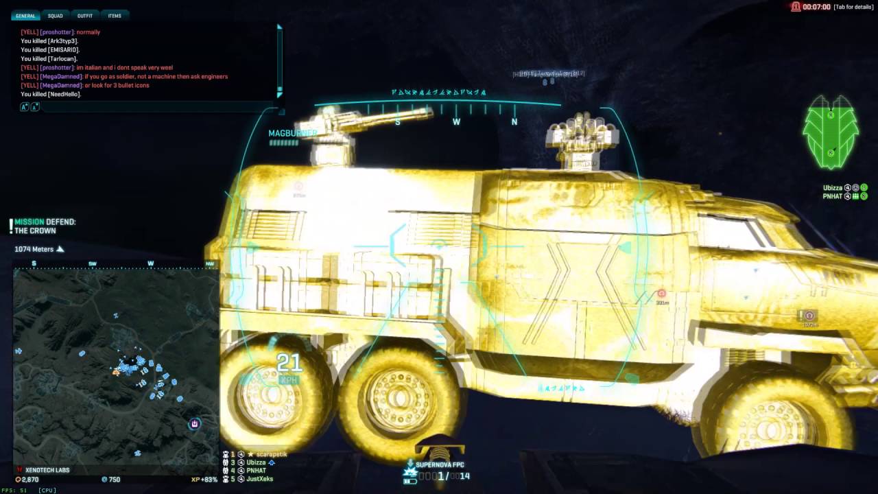 Planetside 2 - Magrider gameplay - Run on Indar - YouTube