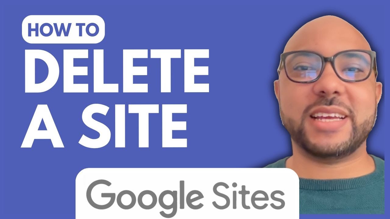 How to Delete a Site in Google Sites - YouTube