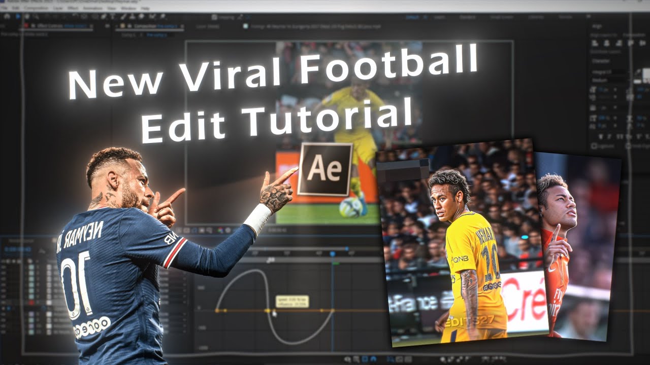New viral football edit tutorial on after effect - YouTube