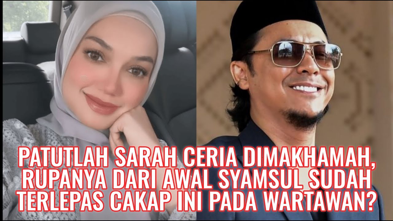 Patutlah! Rupanya Puteri Sarah Dah Agak Dari Awal? - YouTube