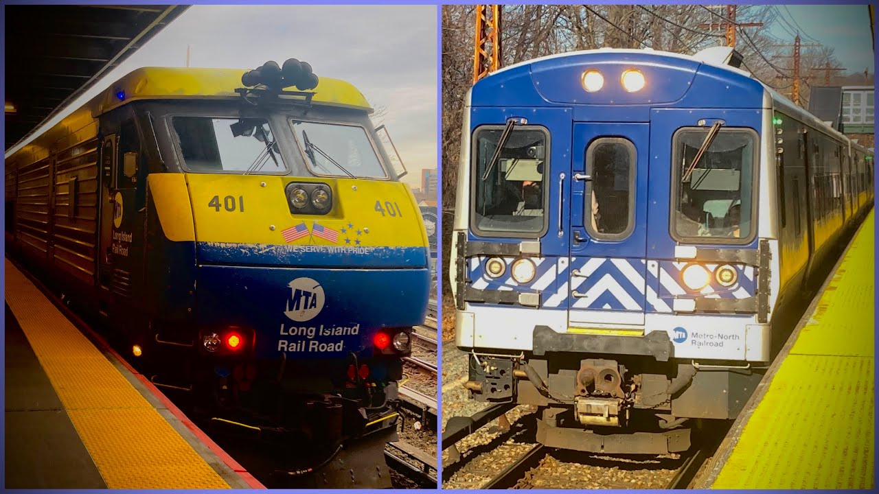 ᴴᴰ MTA LIRR & MNR Trains action Compilation - highlighting Diesels, M3, M7/As - YouTube