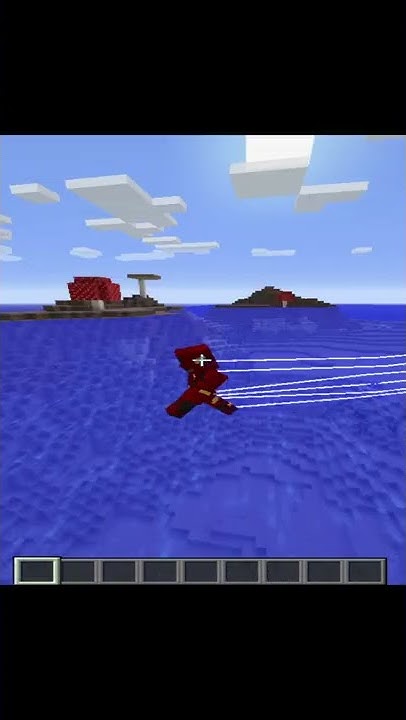 How to Run on water in Minecraft || Flash in Minecraft........ - YouTube