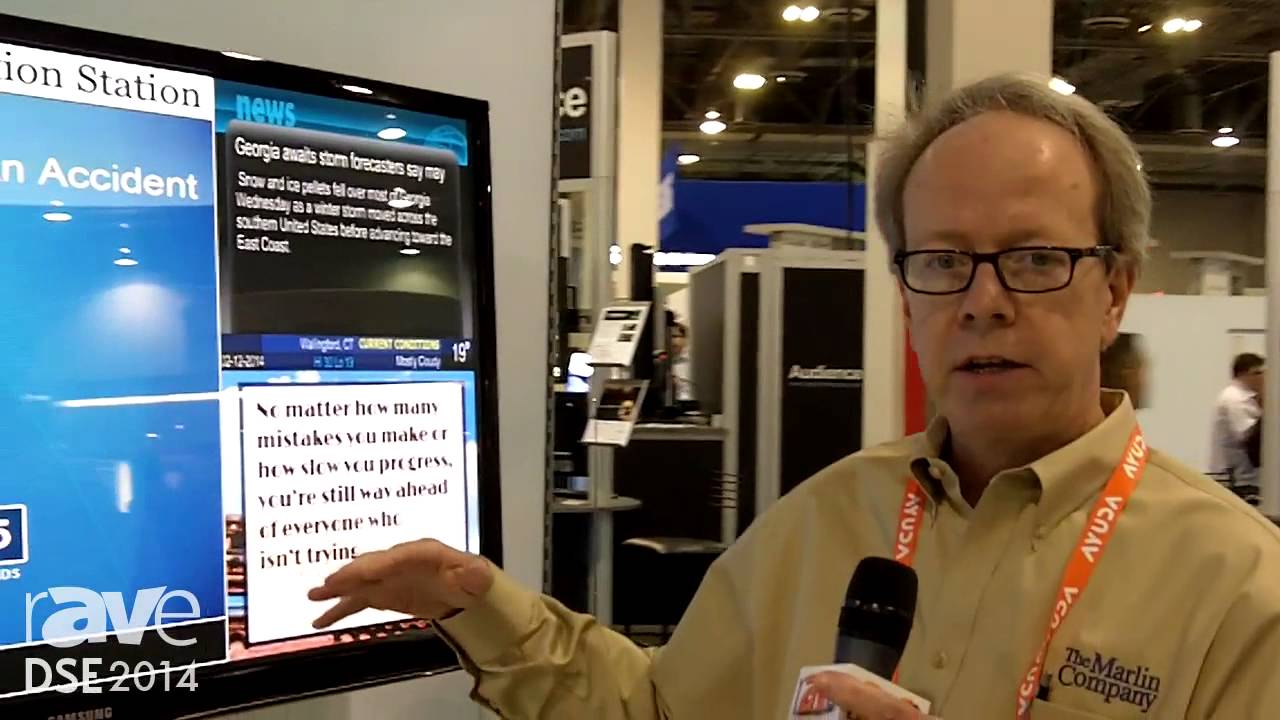 DSE 2014: The Marlin Company Talks Digital Signage Workplace Solutions ...