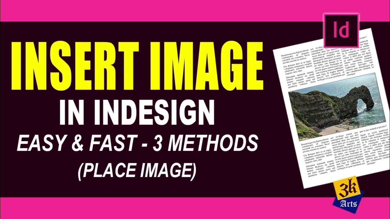 How to Insert an Image in Adobe InDesign – Easy Beginner Tutorial # ...
