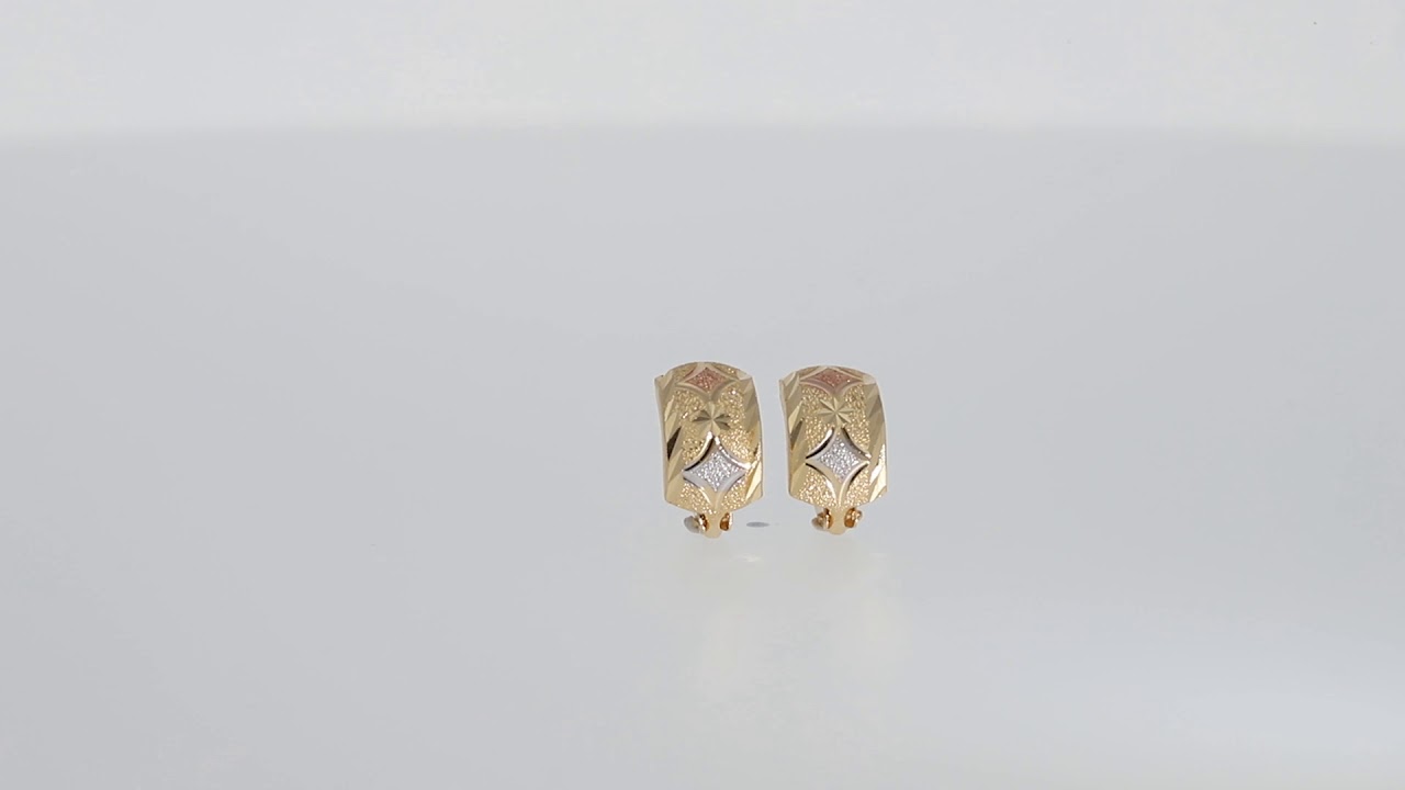 Gold Earrings | Earrings Online | Gold Clip Earrings Design | Kuwait ...