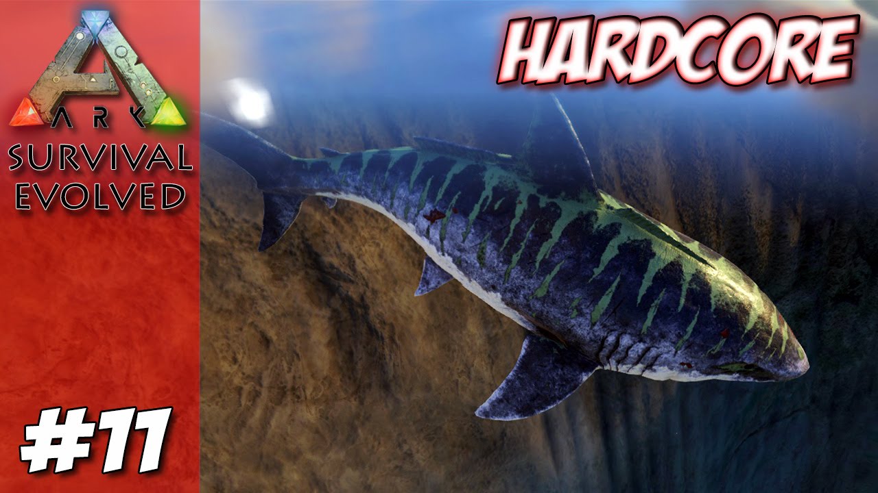 Ark Survival Evolved HARDCORE #11 - "Boi de Piranha" !! Megalodon ...