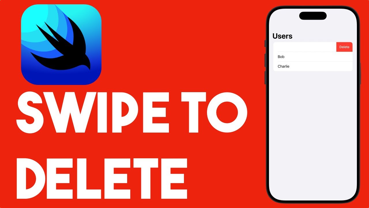 Como usar Swipe To Delete en SwiftUI - YouTube