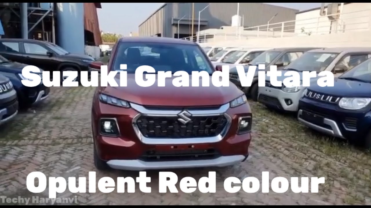 Suzuki Grand Vitara Zeta variant opulent red colour ♥️♥️|Very Rare ...