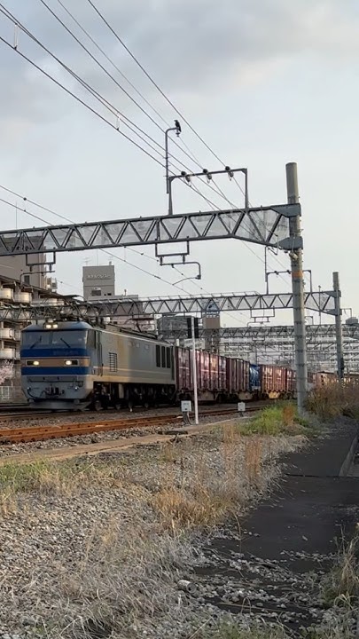 EF510-515 4070ﾚ JR茨木駅定通 2024.4.6 #貨物列車 #ef510 - YouTube
