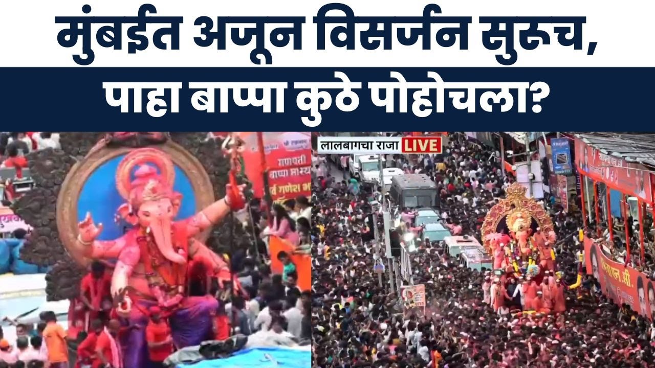 Mumbai Ganpati Visarjan Miravnuk | Mumbaicha Raja, Lalbaugcha Raja ची ...