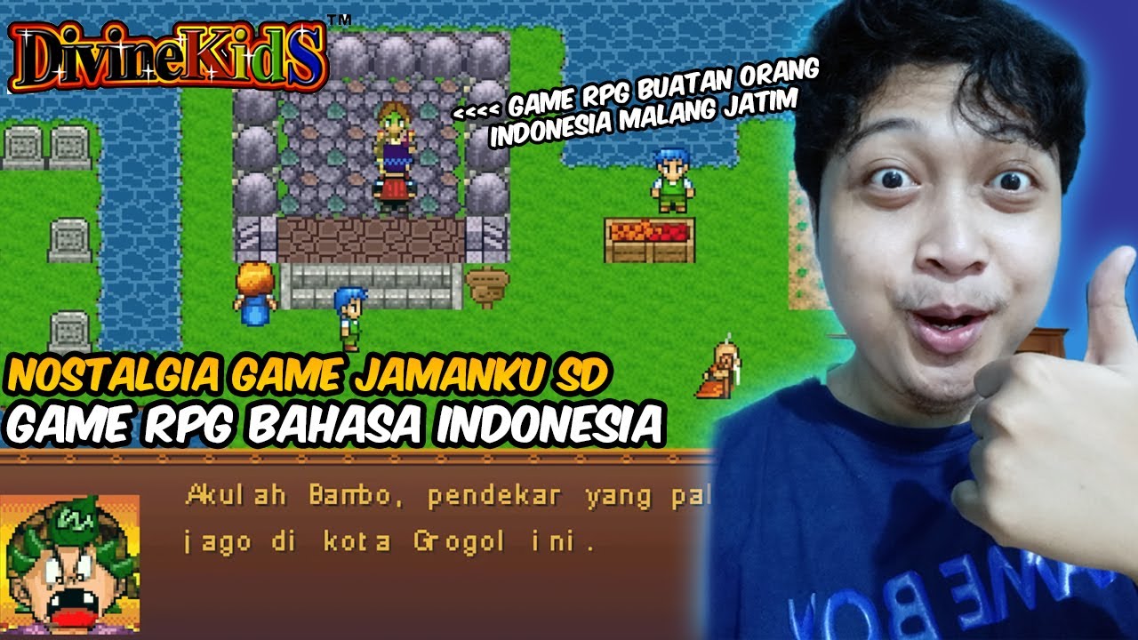 Nostalgia Game RPG Buatan Indonesia - Petualangan Divine Kids - YouTube