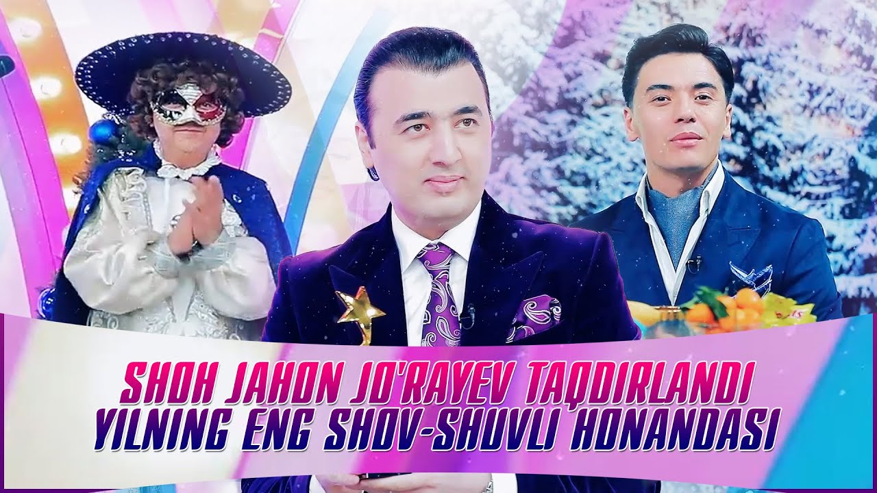 Shohjahon Jo'rayev taqdirlandi | Yilning eng shov-shuvli honandasi ...