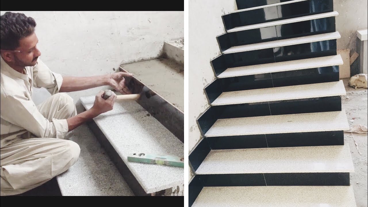 sidhi per granite lagane ka aasan tarika technology and technical ...