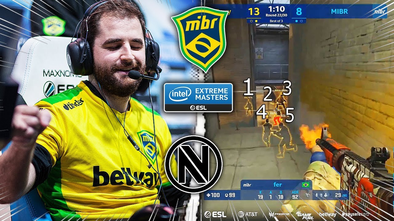 FALLEN SALVA MIBR COM ROUND MILAGROSO! MIBR COMEBACK EMOCIONANTE ...