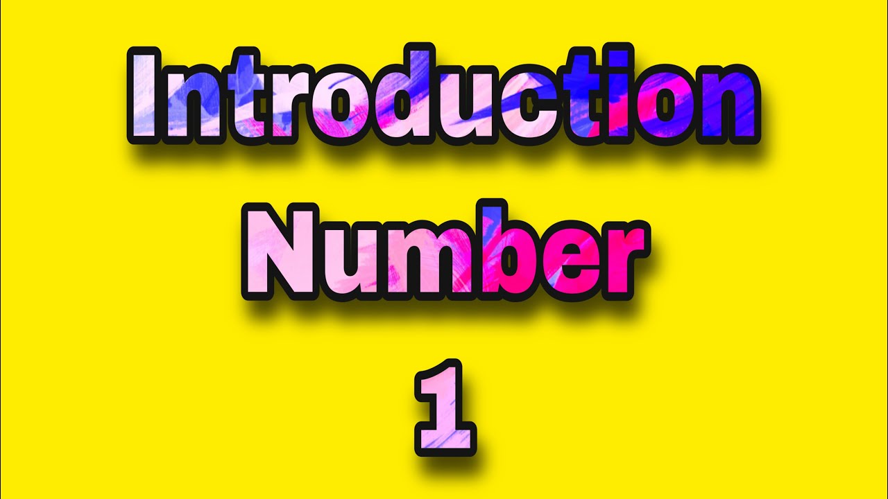 Numbers Introduction Of Numbers To Preschool Kids Number One Number numbers-introduction-of-numbers-to-preschool-kids-number-one-number