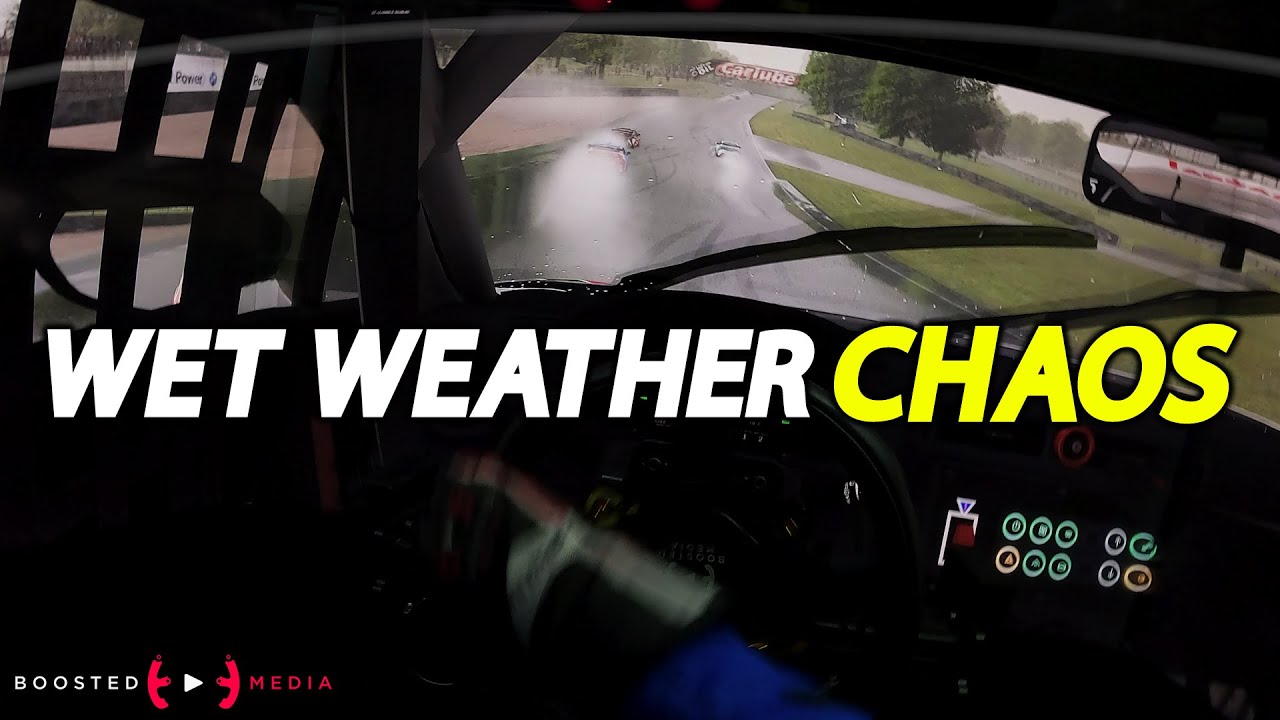 HYPER-REALISTIC IRACING - Rain Chaos! - YouTube