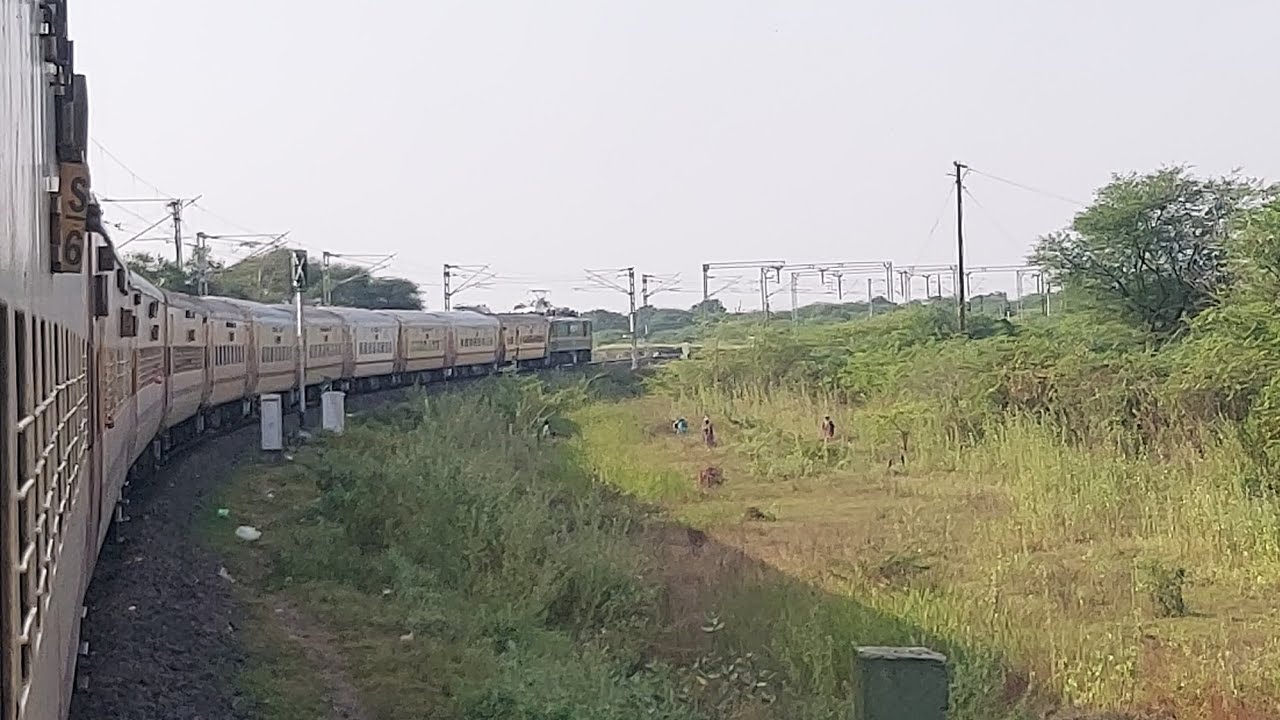 Belapur to kopargaon train journey || ICF track sound 🎧 || Doubling work || 02131 Pune-JBP sf ...
