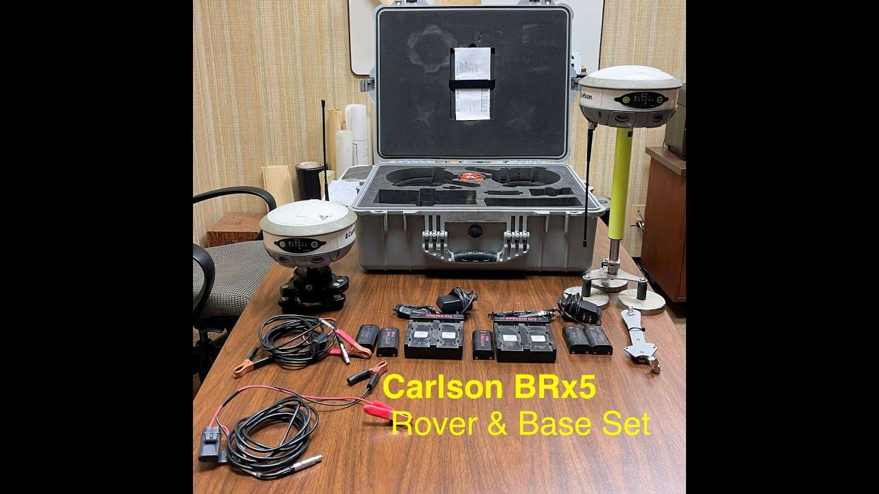 eBay Item Demonstration: Carlson BRX5 GNSS RTK GPS Base and Rover ...