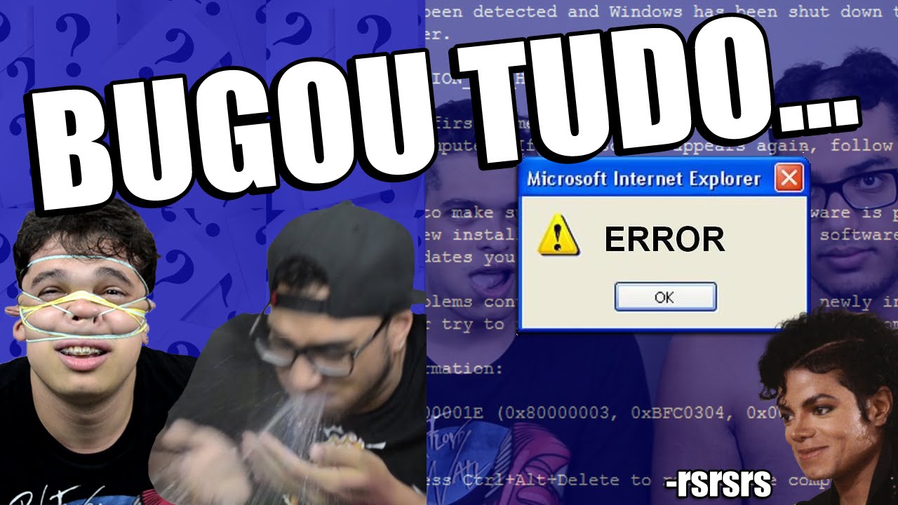 BUGOU TUDO... - ESPECIAL #QuemTeDisseIsso 3 - YouTube