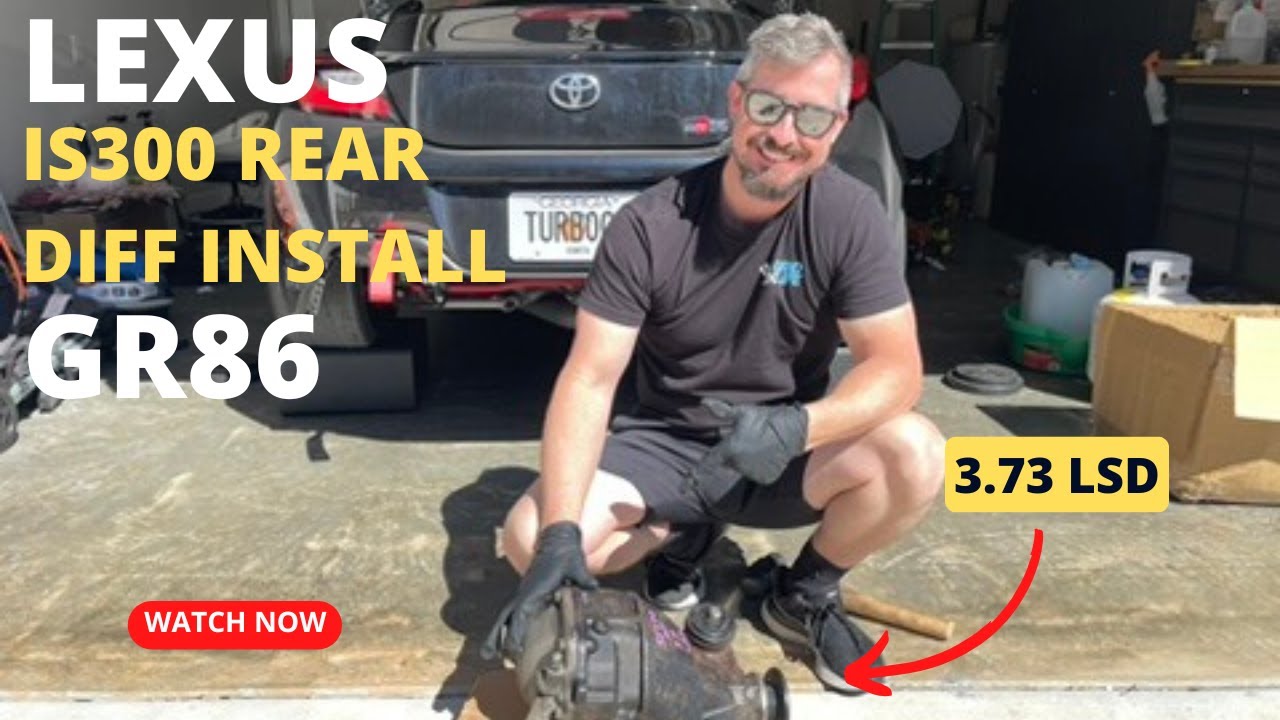 IS300 Rear Diff Install on a GR86 - YouTube