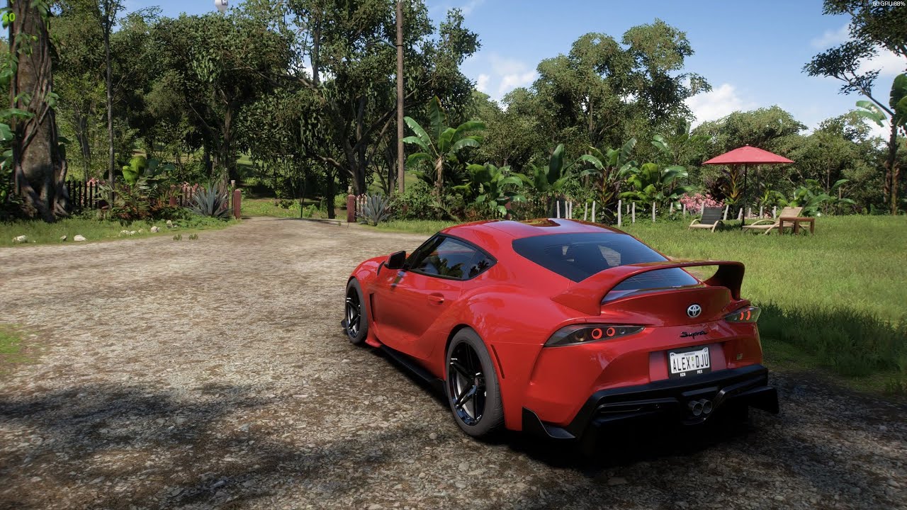 Forza Horizon 5 . Toyota GR Supra 2020 . Car Show Speed Jump Crash Test ...