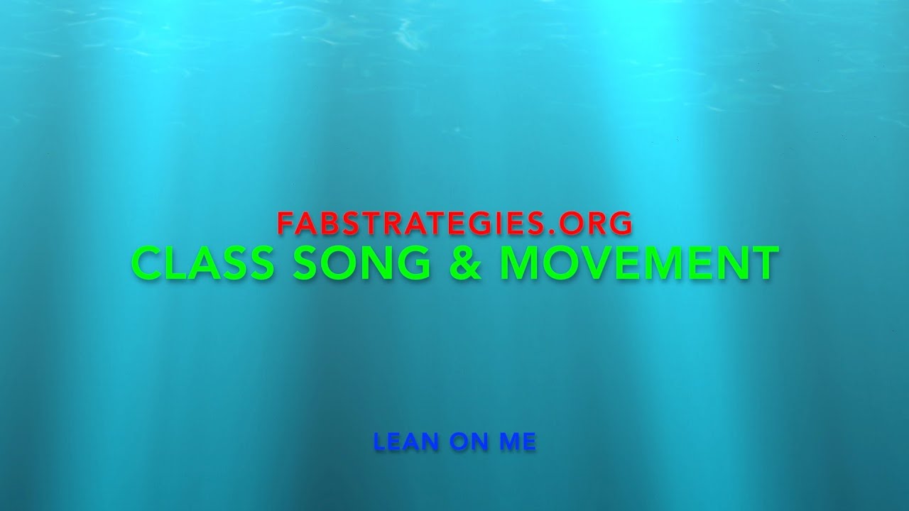 Lean on Me Song & Movement - YouTube