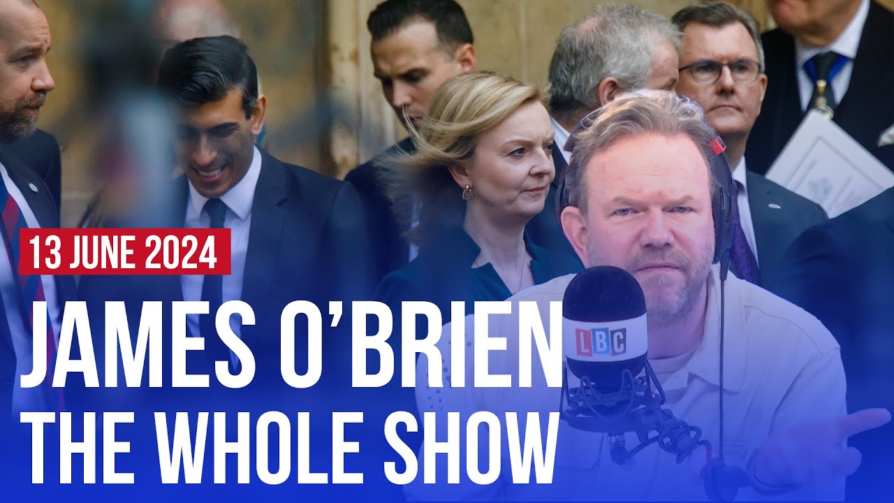 You think I've lost the plot | James O'Brien - The Whole Show - YouTube