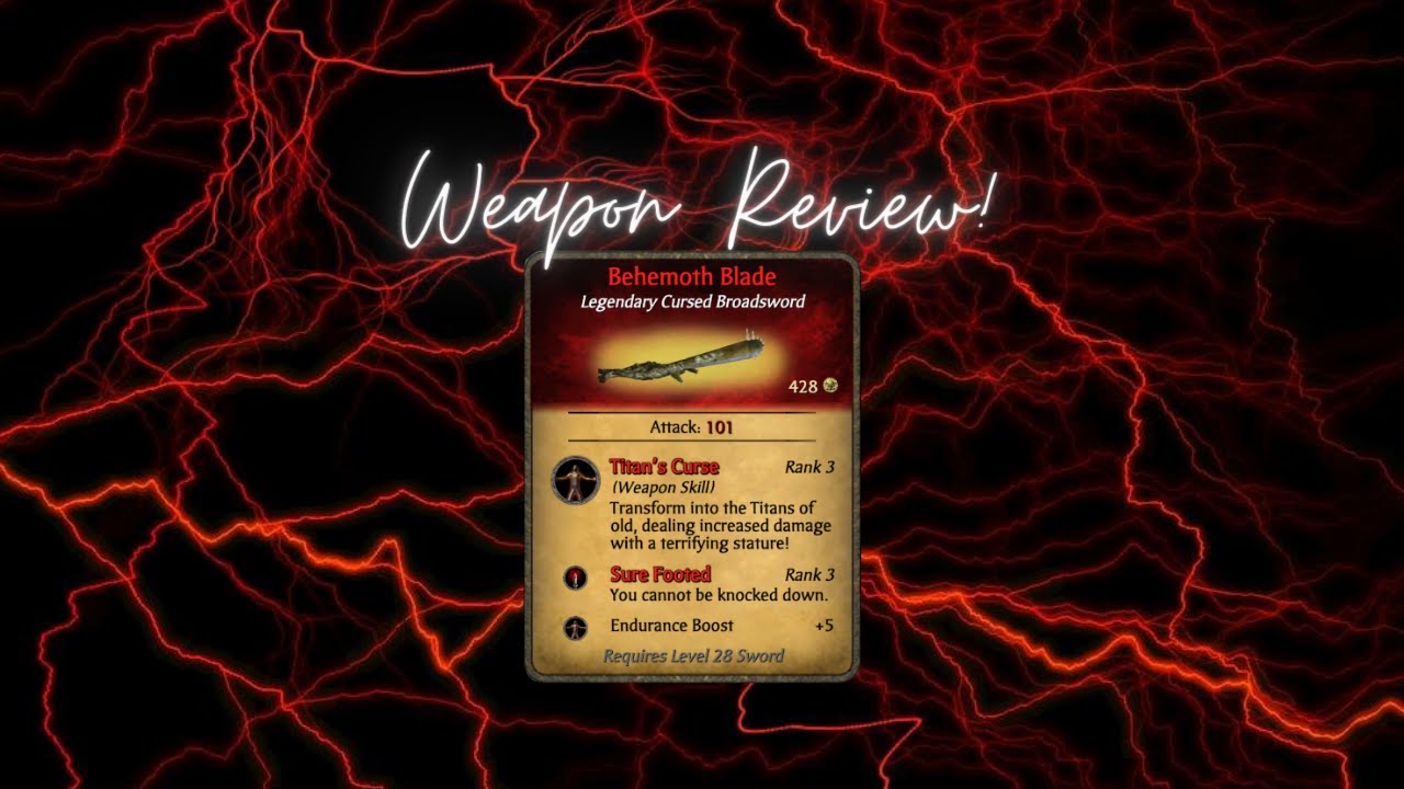 TLOPO - Behemoth Blade Review! - YouTube
