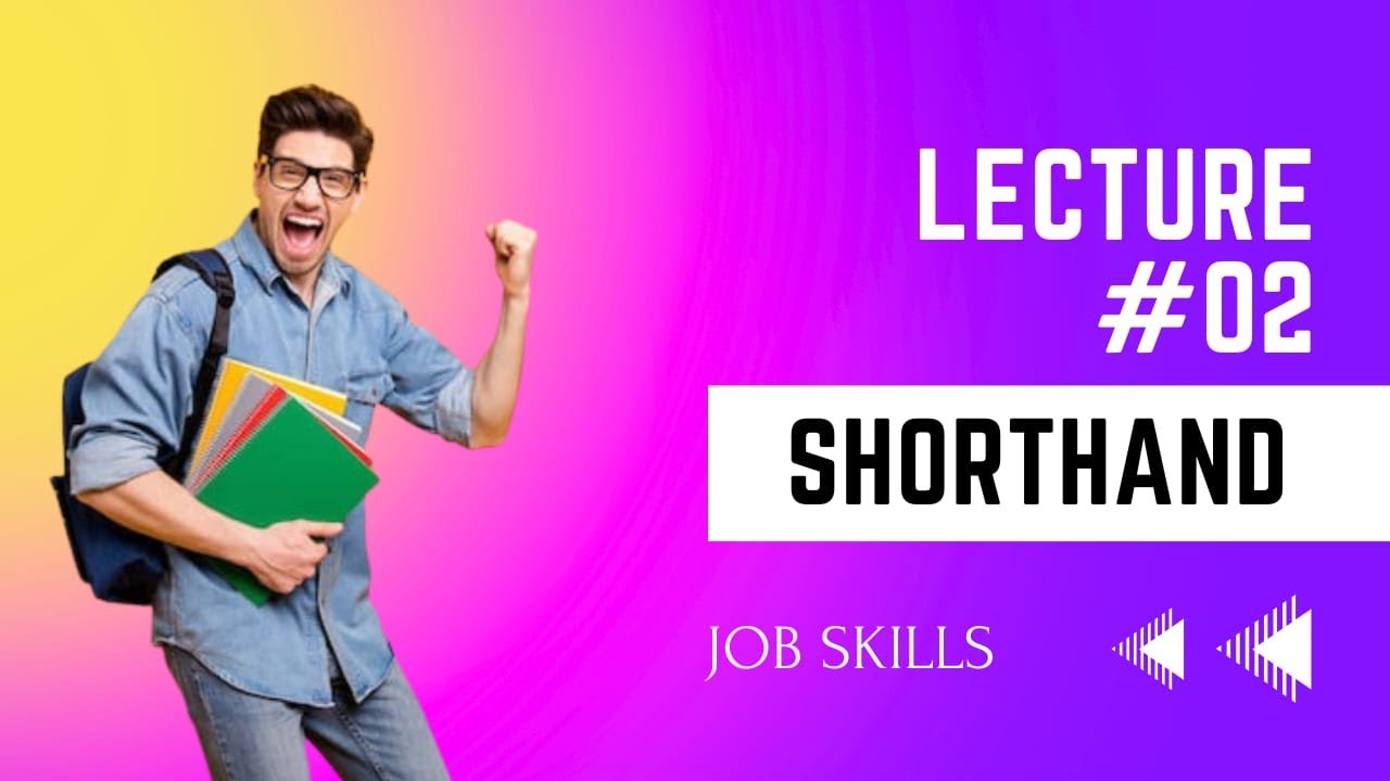 shorthand II pit men II new course II job skill || lesson no 3 ...