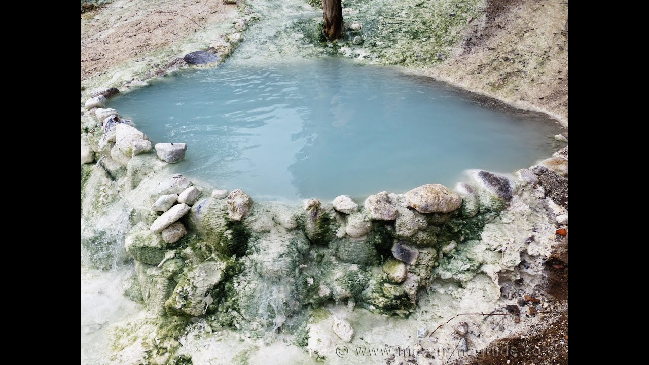Terme di Petriolo hot springs in Tuscany - YouTube
