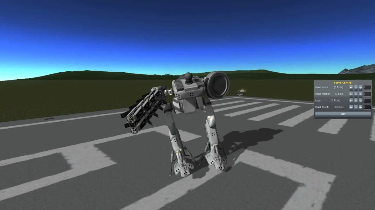 KSP - Mechwarrior walker 33 - Metal Gear ZEKE - YouTube