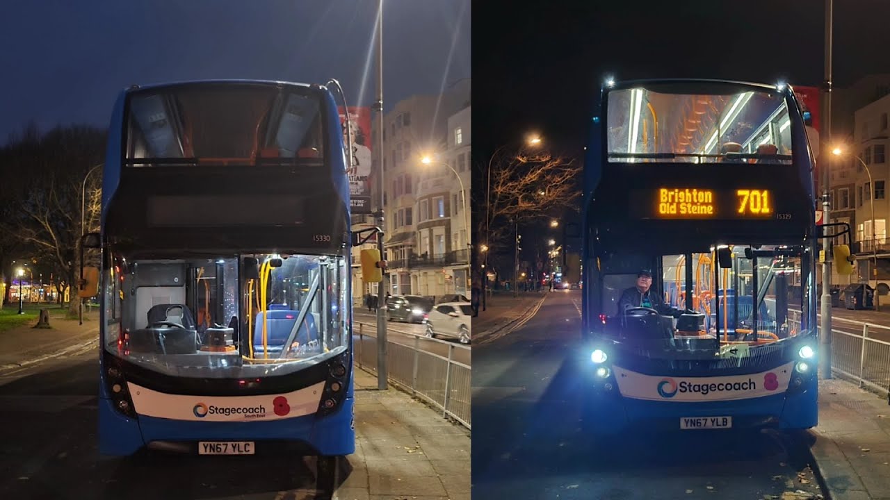 FRV | Stagecoach SE Route 701 | Eastbourne - Brighton | 15330 -YN67 YLC ...